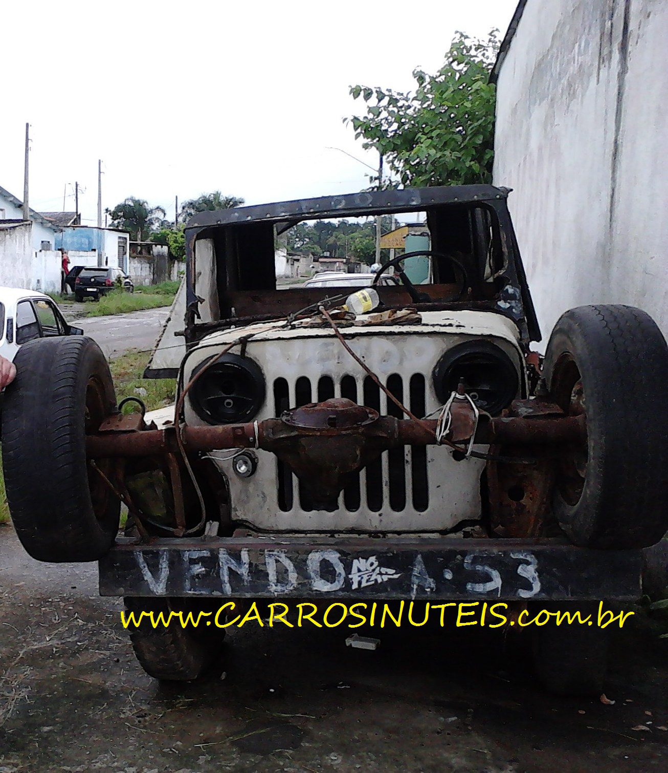 Jeep Willys, São Paulo, SP. Foto de Rodolfo. -- Carros Inúteis